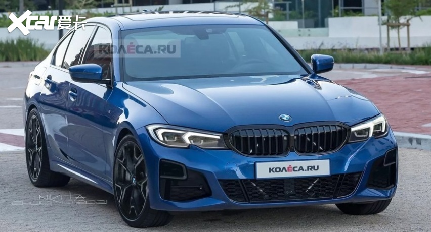 宝马改装|换全新曲面双联屏！新款宝马3系谍照，前脸变化大，搭2.0T动力——veecar|汽车改装|改装知识分享平台