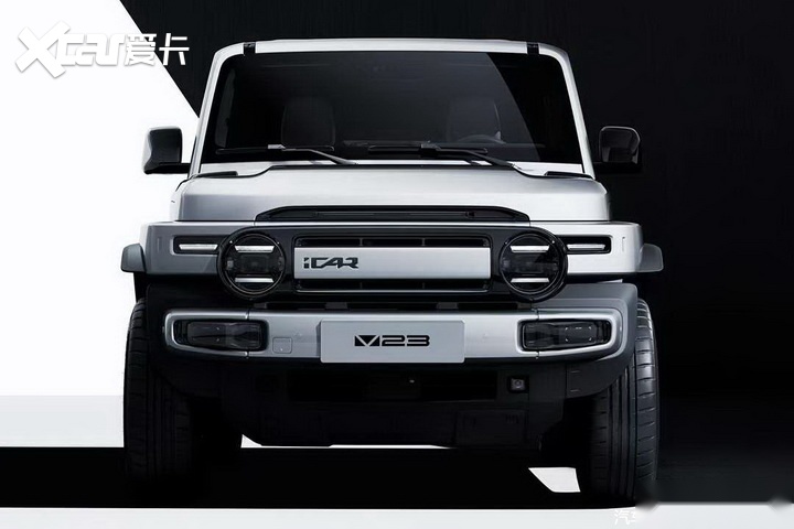奇瑞iCAR V23官图发布，方盒子造型，4月中旬亮相-爱卡汽车爱咖号