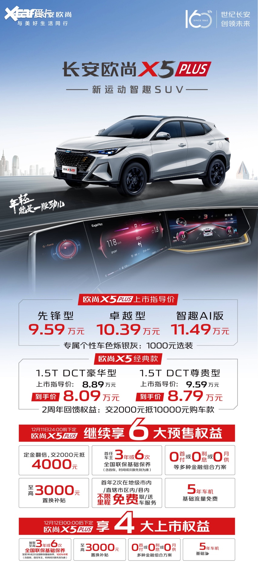 年轻人必看的运动型SUV 欧尚X5PLUS瑞丽正式上市-爱卡汽车爱咖号