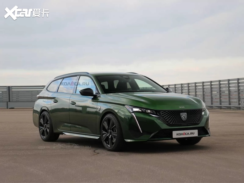 全新标致308旅行版渲染图曝光，车身更长，造型非常干练——veecar|汽车改装|改装知识分享平台