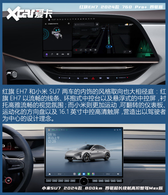 红旗EH7还是小米SU7？-爱卡汽车图片