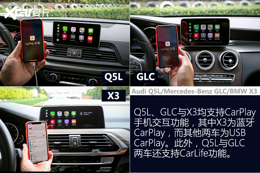 Q5L/GLC/X3对比评测-爱卡汽车图片