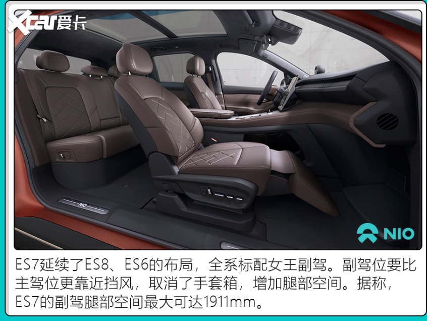 图解蔚来ES7 让“866”车主绝对眼馋！:大5座 空间有说法-爱卡汽车