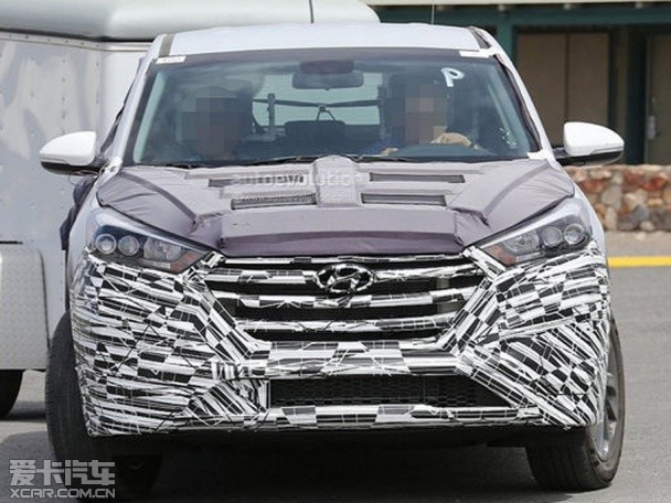 现代全新ix35谍照曝光 或明年年中发布-爱卡汽车