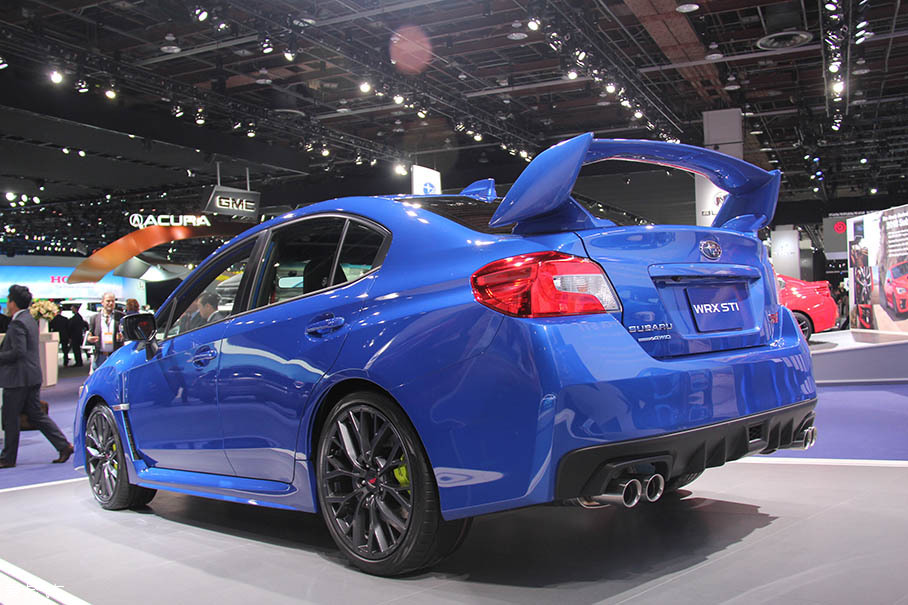 斯巴鲁新款WRX/WRX STI 北美车展首发-爱卡汽车