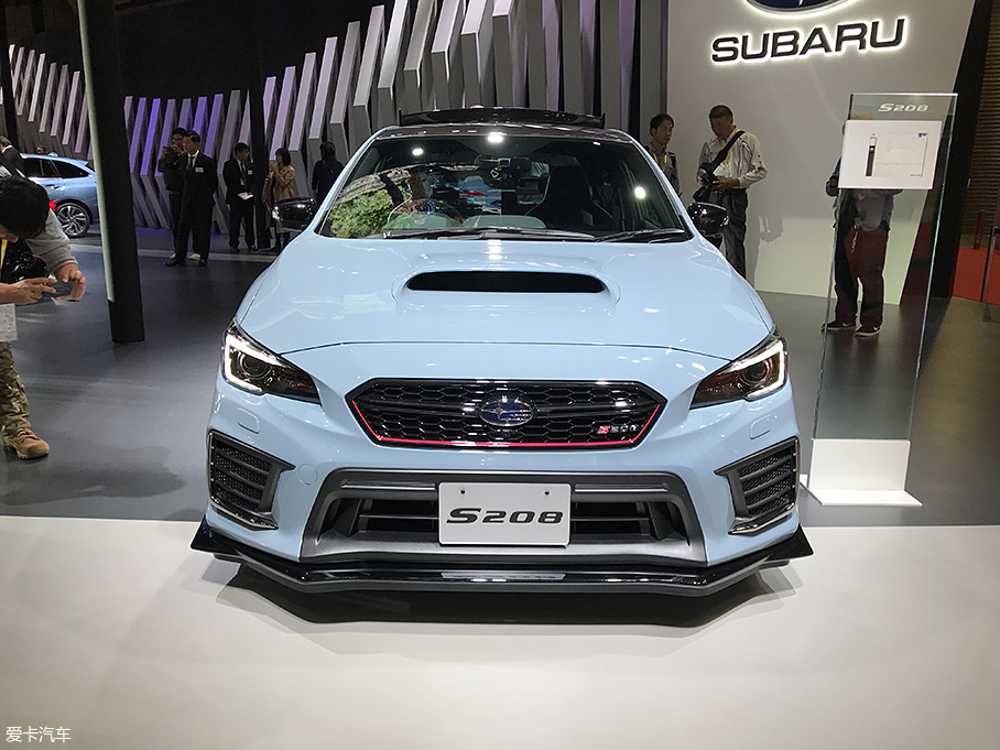 东京车展 斯巴鲁WRX STI S208正式亮相-爱卡汽车