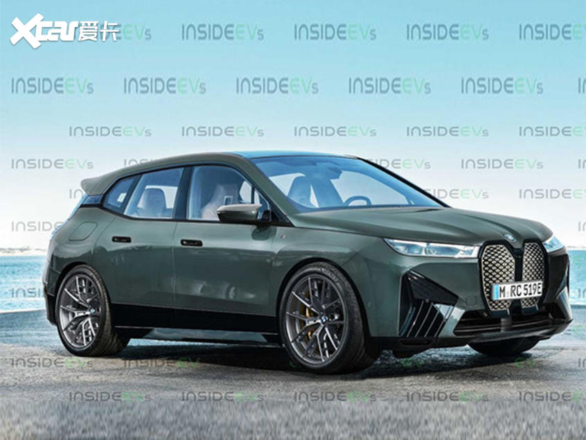 宝马iX M渲染图曝光 性能将更加强悍-爱卡汽车