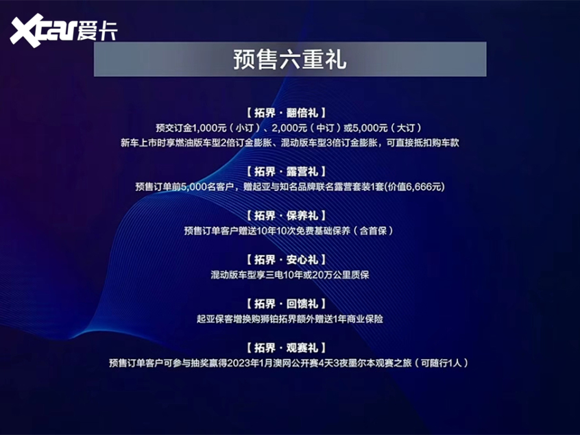 起亚狮铂拓界正式开启预售 17.98万元起:single-爱卡汽车