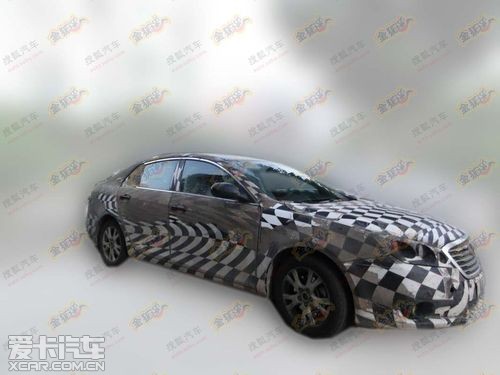 明年下半年推出 曝一汽奔腾B90多图谍照-爱卡汽车